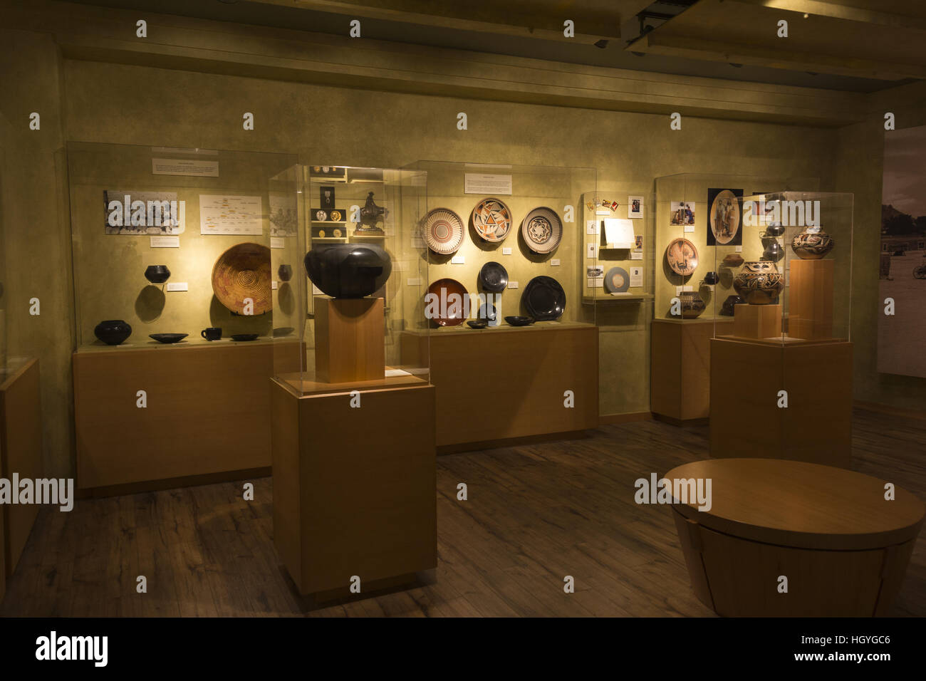 New Mexico, Taos, Millicent Rogers Museum, interior Stock Photo - Alamy