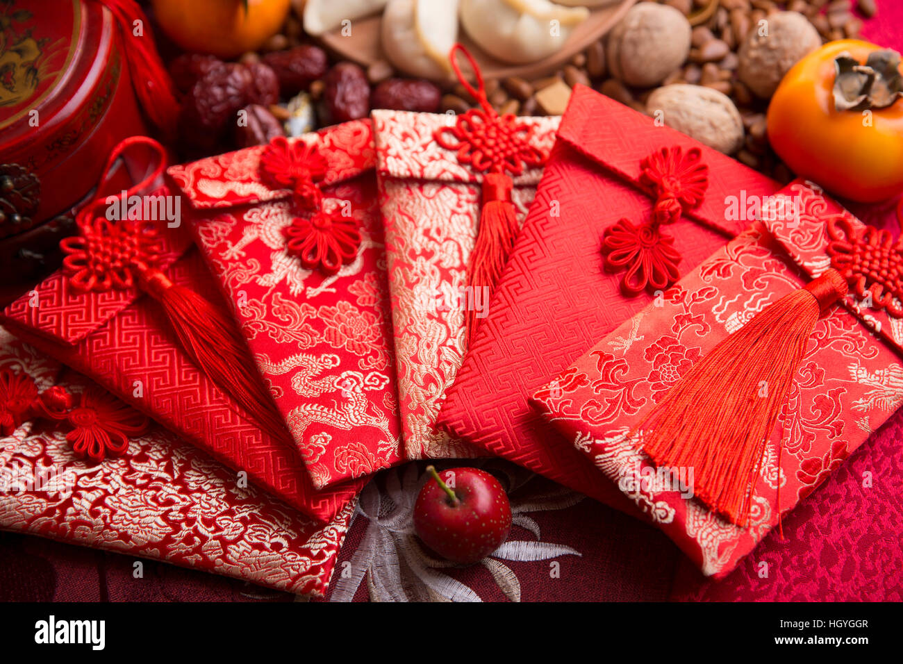 Chinese traditional items for Chinese New Year Stock Photo - Alamy