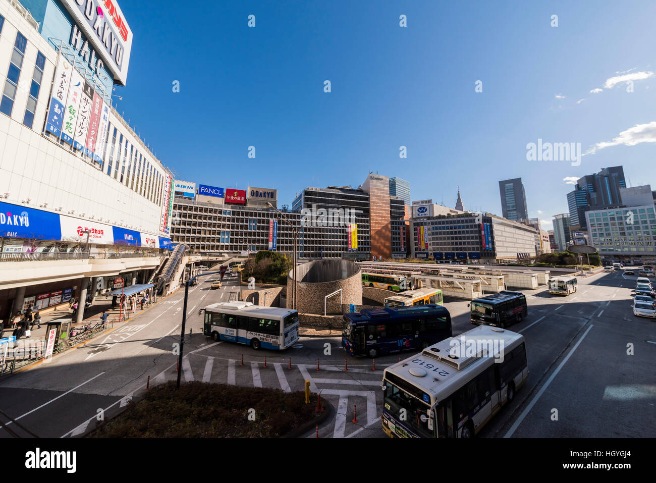 Outside shinjuku station hi-res stock photography and images - Alamy