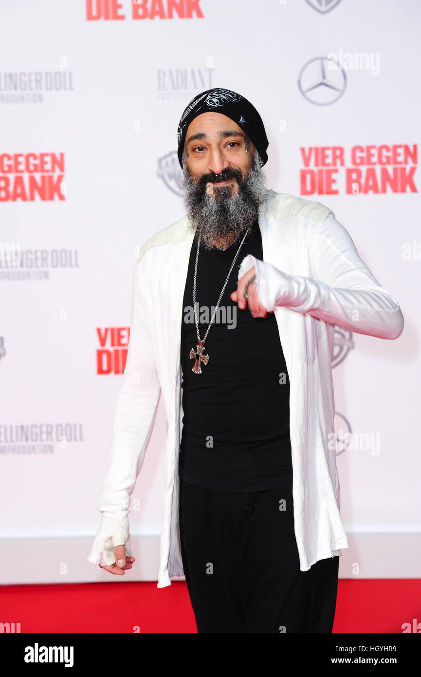 World premiere of 'Vier gegen die Bank' at CineStar IMAX Sony Center at ...