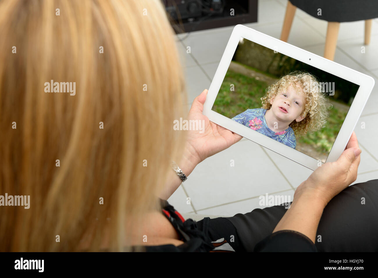 Skype family hi-res stock photography and images - Alamy