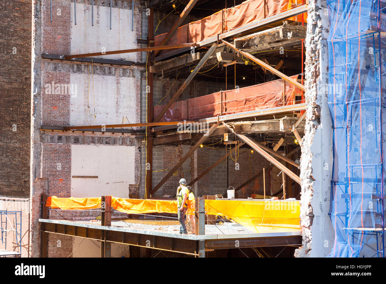 Building construction engineering Stock Photo - Alamy