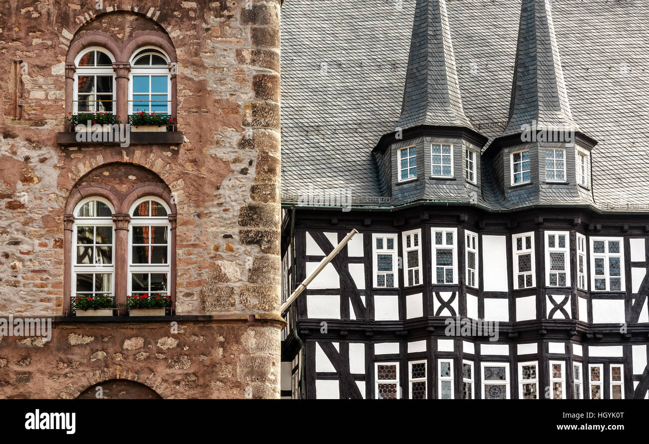 Medieval buildings in Alsfeld, Germany Stock Photo - Alamy