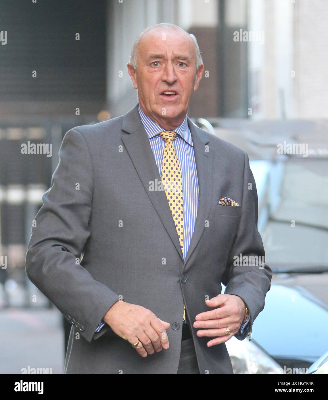 Len Goodman outside ITV Studios Featuring: Len Goodman Where: London ...