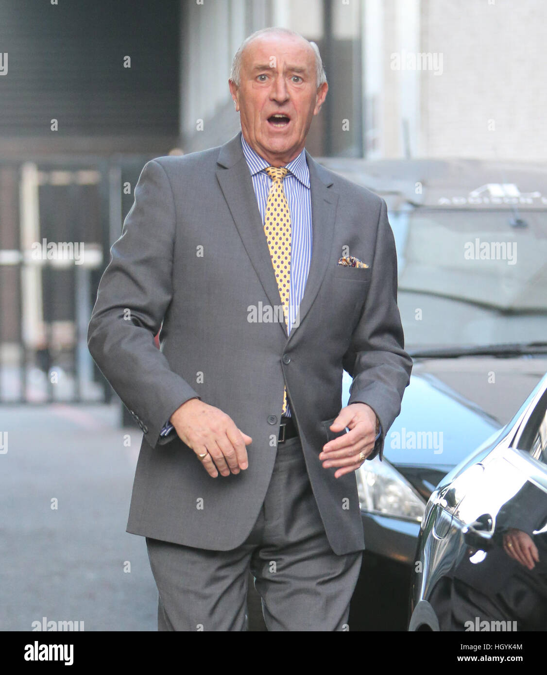 Len Goodman outside ITV Studios Featuring: Len Goodman Where: London ...