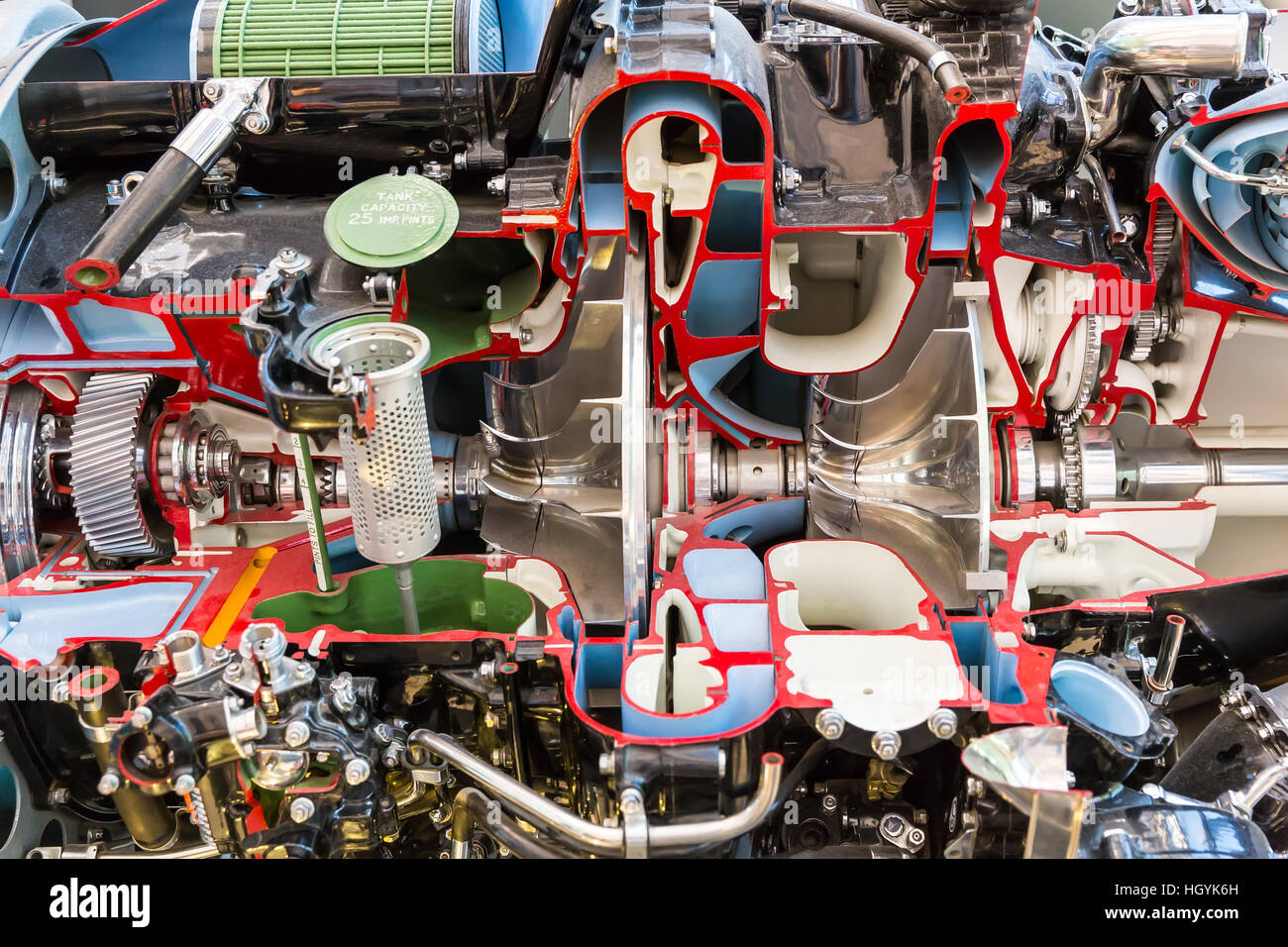 Inside jet engine hi-res stock photography and images - Alamy