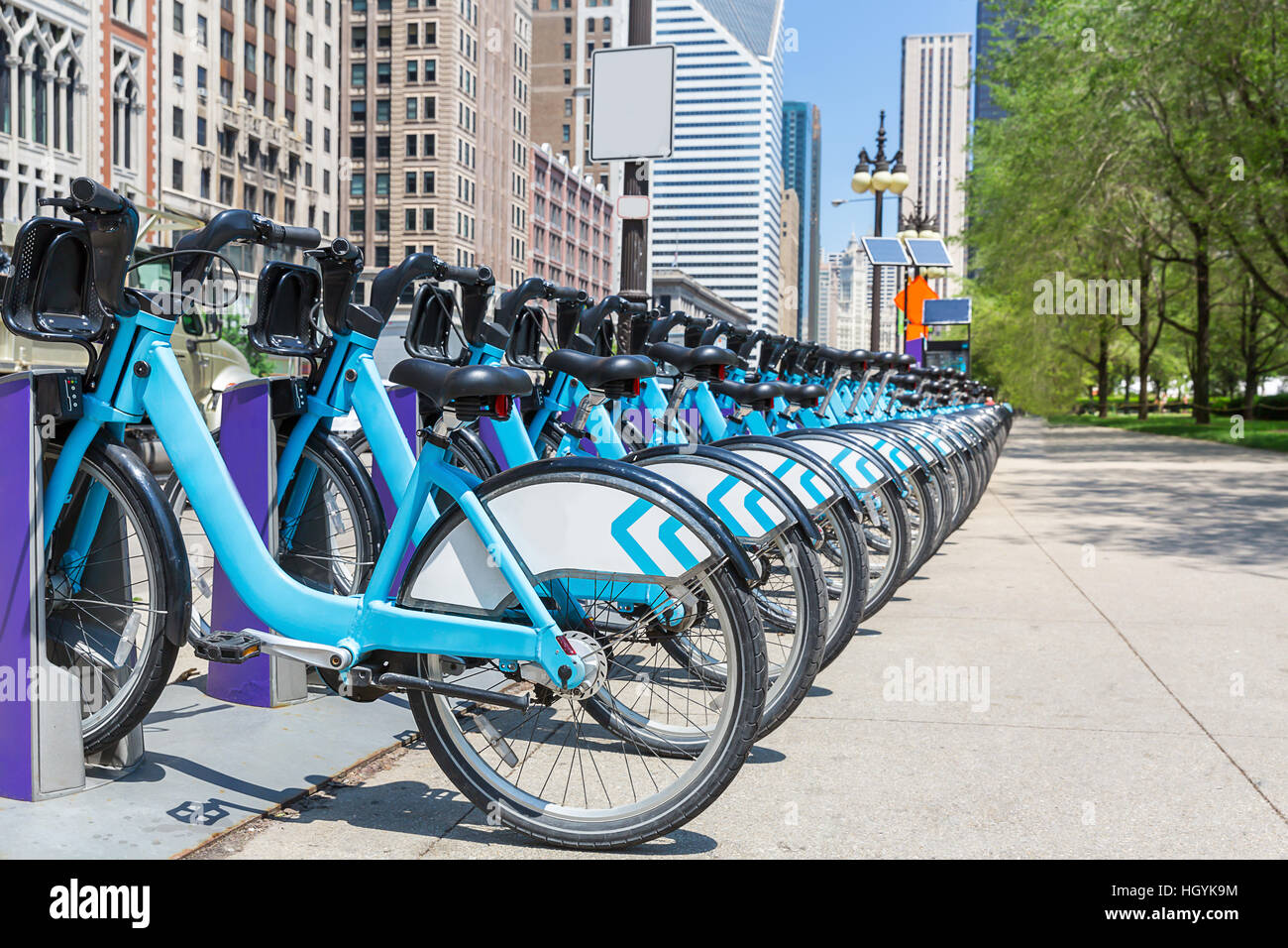 High street bike parking hi-res stock photography and images - Alamy