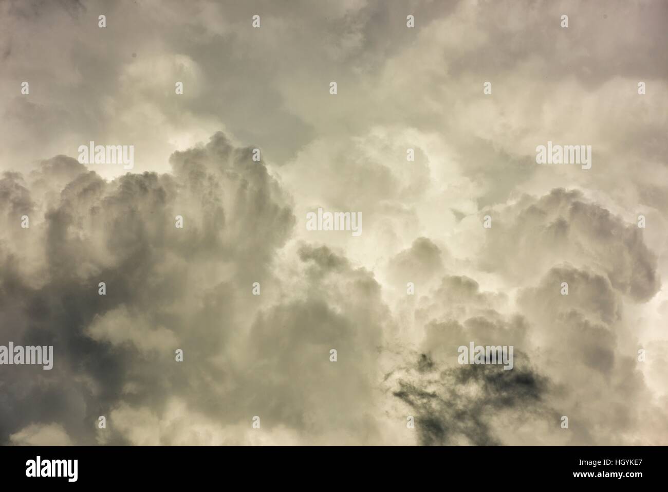 Cumulonimbus, towering cumulus (Cumulus congestus), Bavaria, Germany ...