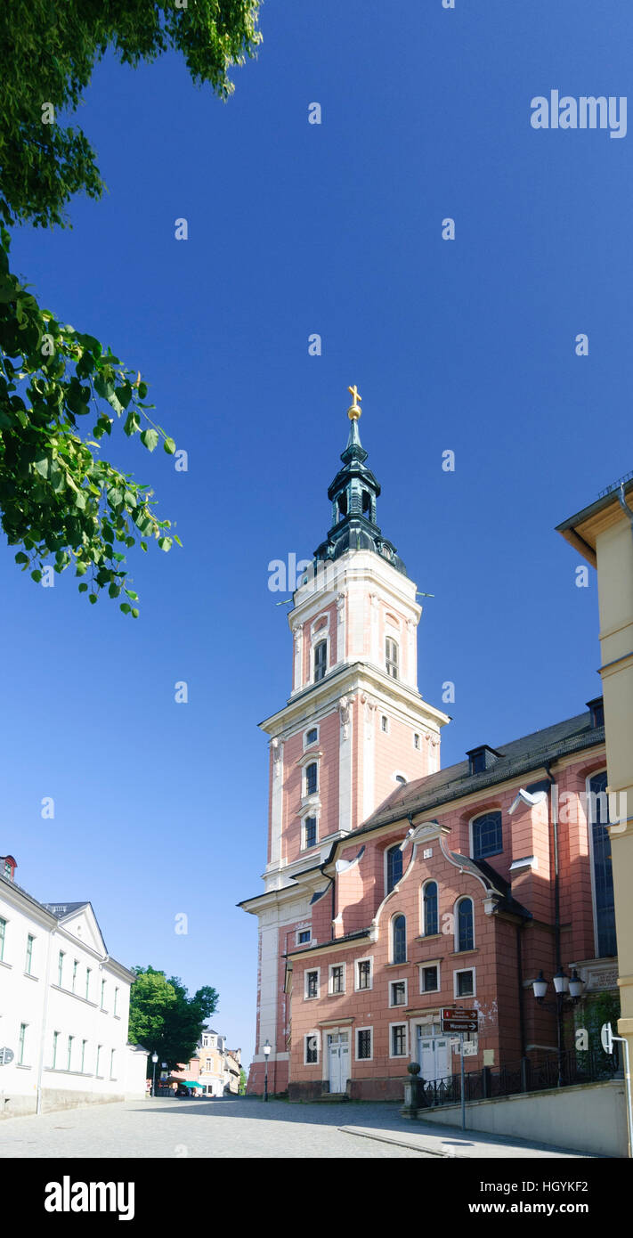 Greiz: Stadtkirche, Vogtland, Thüringen, Thuringia, Germany Stock Photo ...