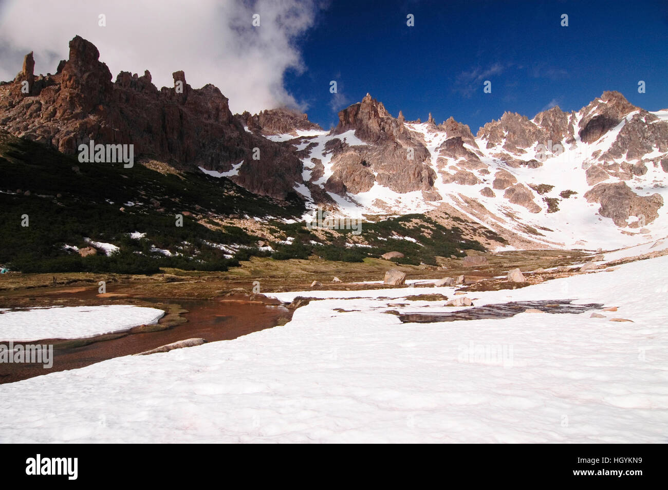 Near Refugio Frey, Bariloche, Patagonia, Argentina Stock Photo - Alamy