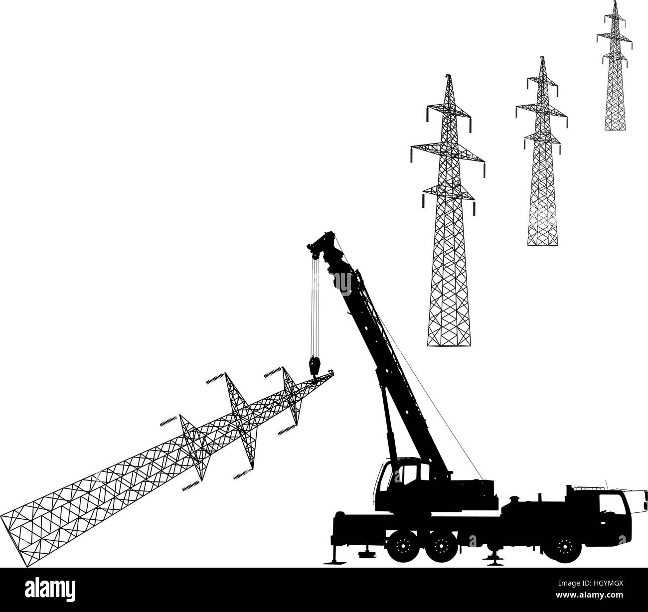 Industrial heights Stock Vector Images - Alamy