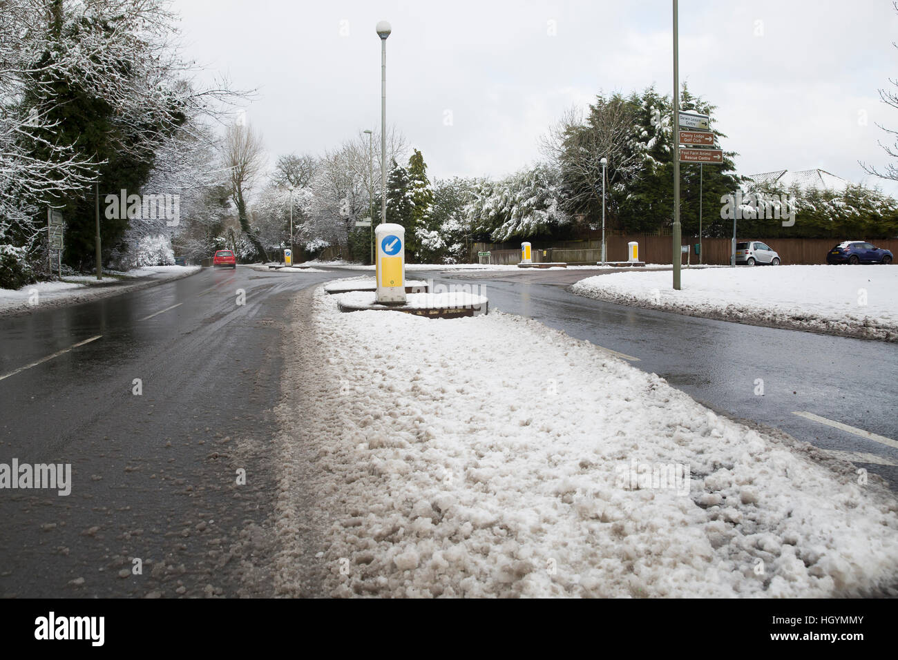 Winter snow biggin hill westerham hi-res stock photography and images ...