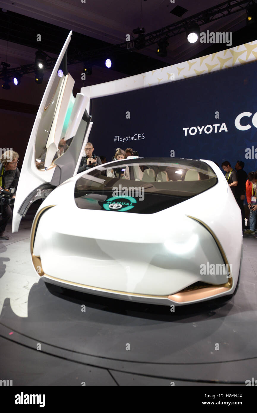 Las Vegas, USA. 04th Jan, 2017. The prototype of a self-driving Toyota ...