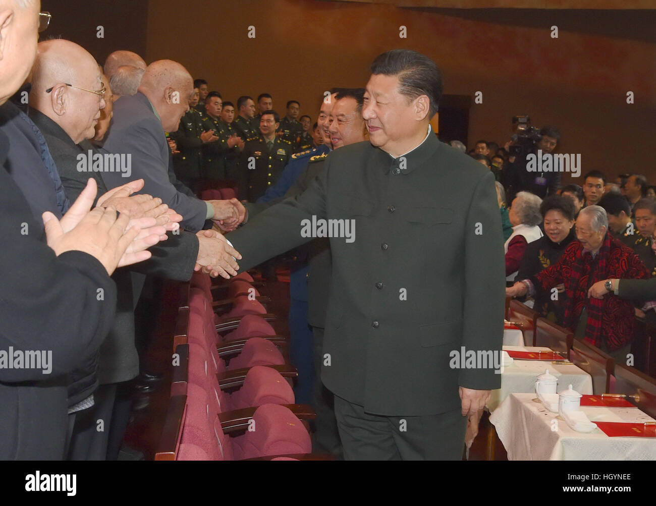 Beijing, China. 13th Jan, 2017. Chinese President Xi Jinping, also ...