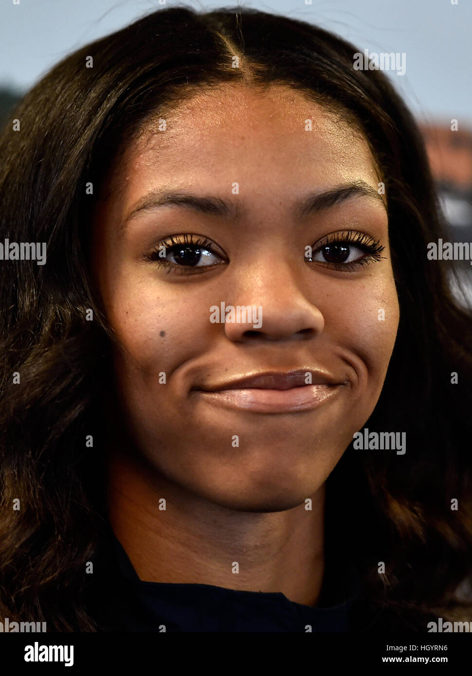 Las Vegas, Nevada, USA. 21st Mar, 2016. Bishop Gorman high jumper ...