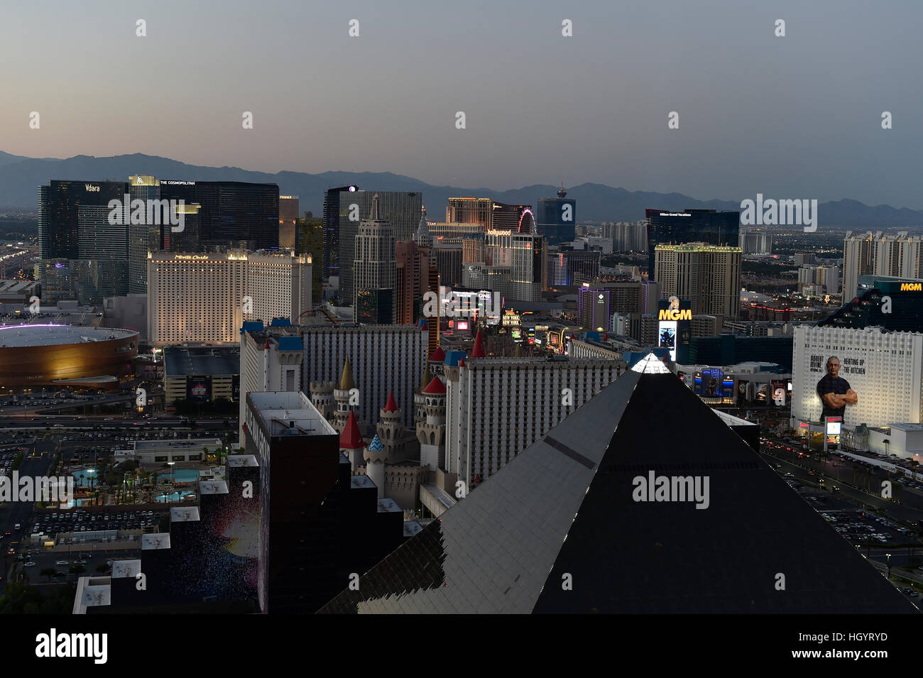 Las Vegas, Nevada, USA. 9th Sep, 2016. A view of the Las Vegas Strip ...