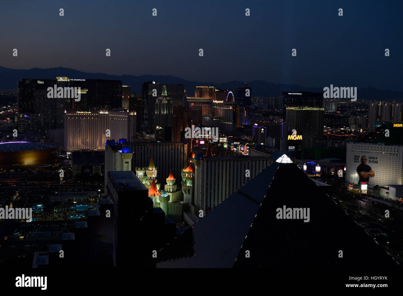 Las Vegas, Nevada, USA. 9th Sep, 2016. A view of the Las Vegas Strip ...