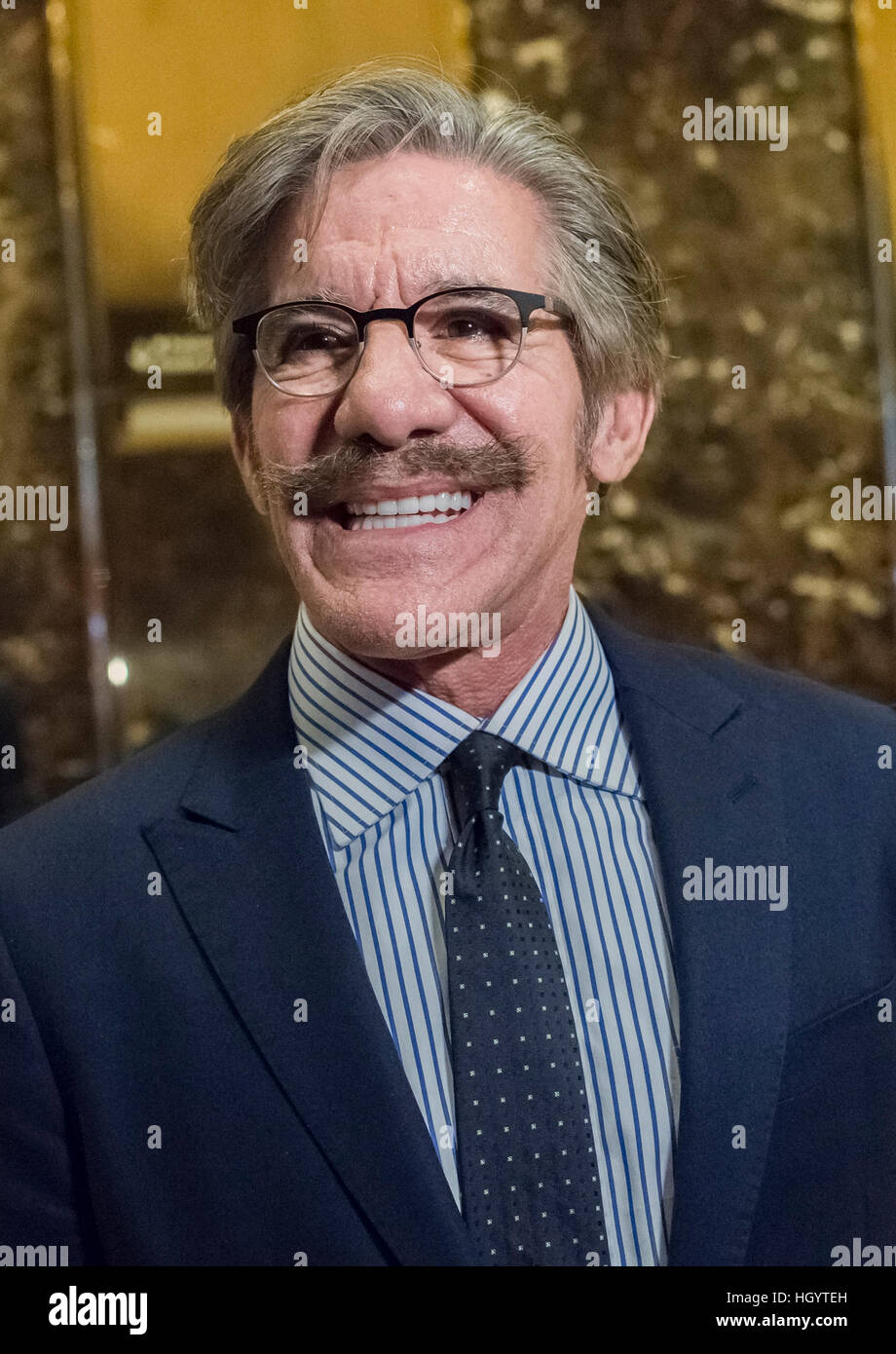 New York, USA. 13th Jan, 2017. Reporter and talk show host Geraldo ...
