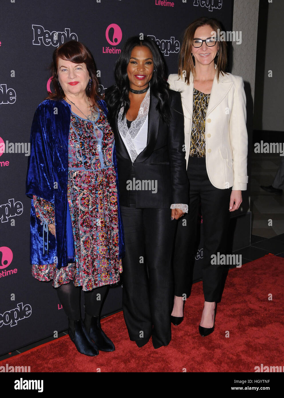 Los Angeles, USA. 13th Jan, 2017. Allison Anders, Nia Long, Alison ...