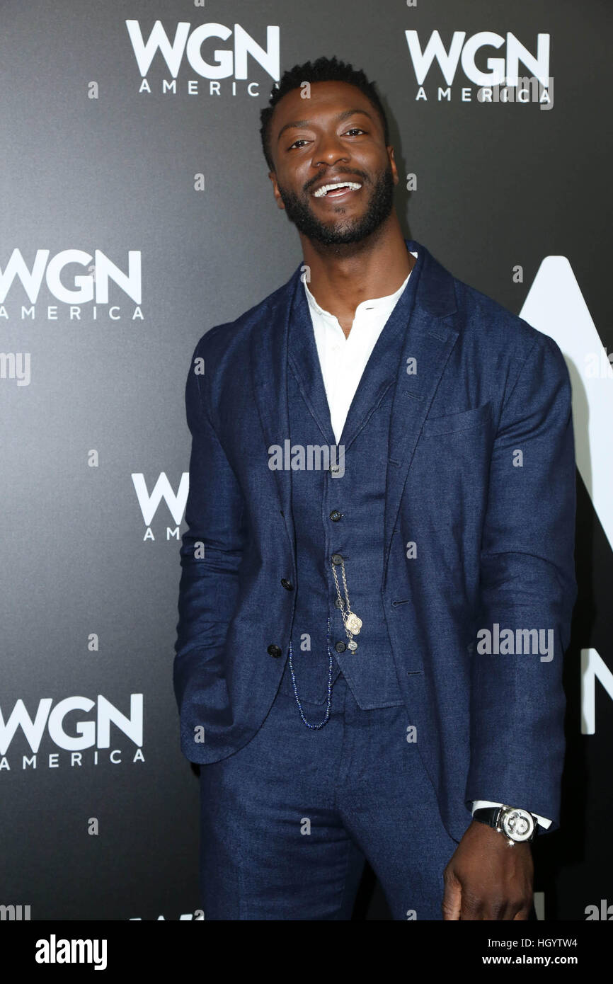 Pasadena, USA. 13th Jan, 2017. Aldis Hodge at WGN America's ...