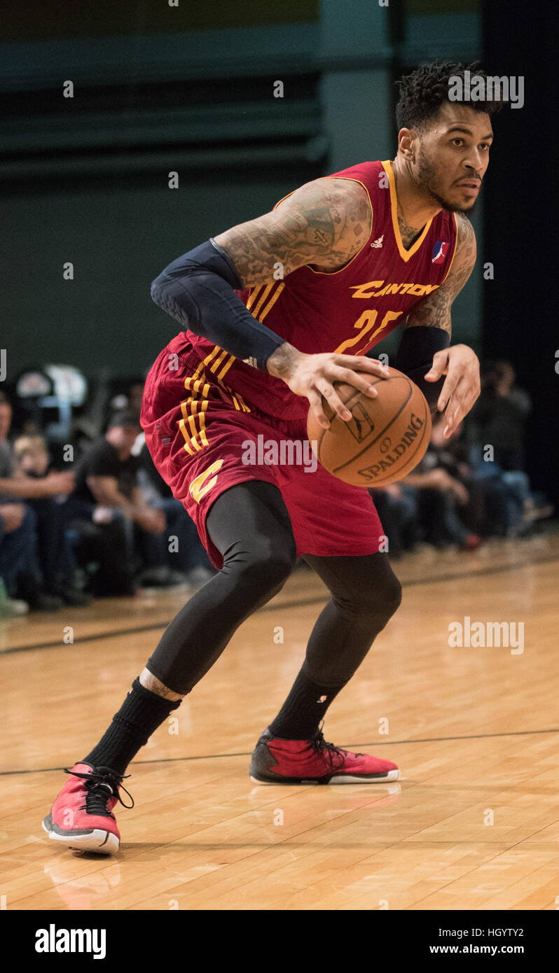Reno, USA. 13th Jan, 2017. Canton Charge Forward ERIC MORELAND (25 ...