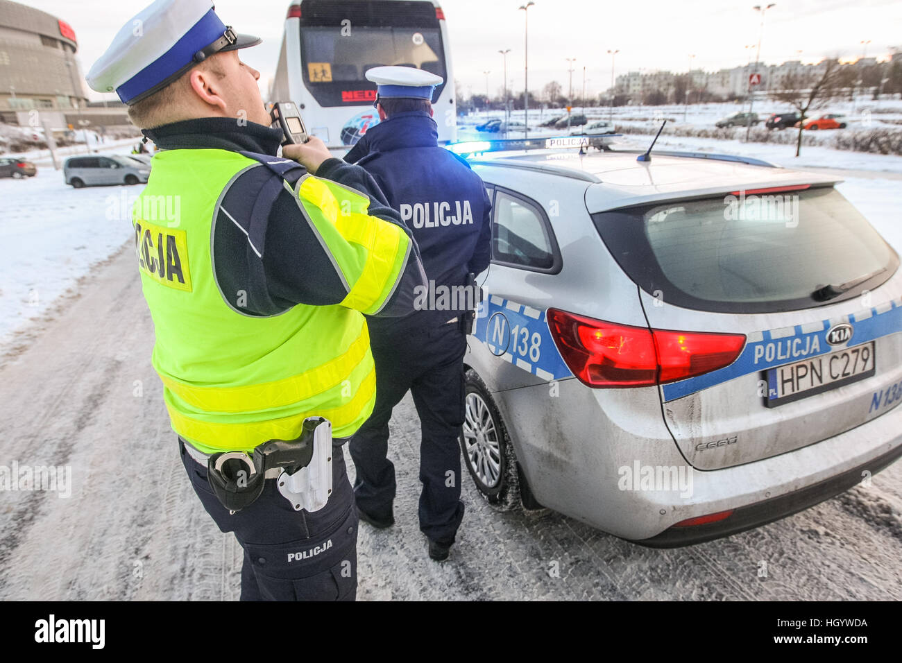 Polish bus drivers hi-res stock photography and images - Alamy