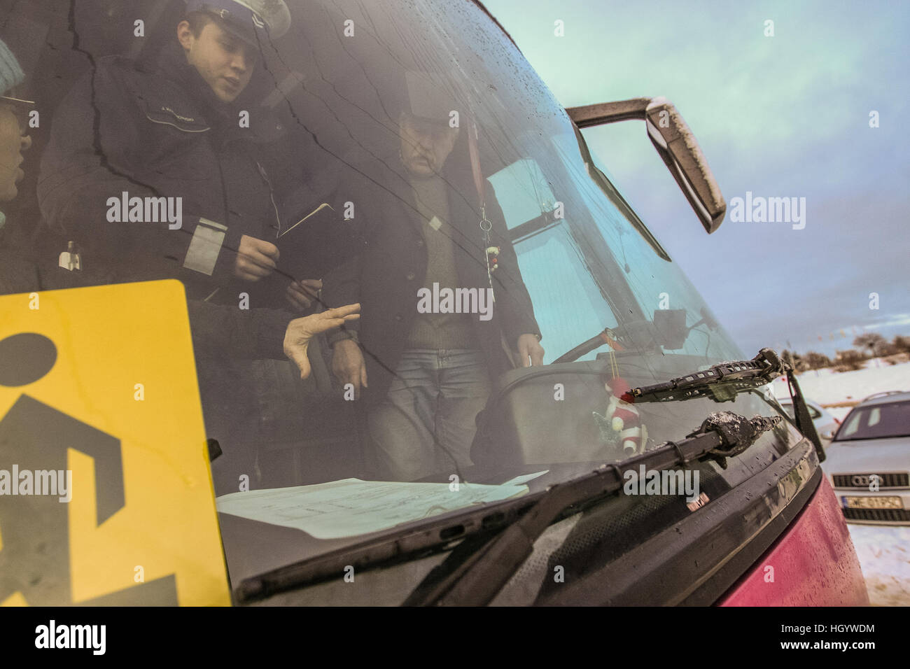 Polish bus drivers hi-res stock photography and images - Alamy