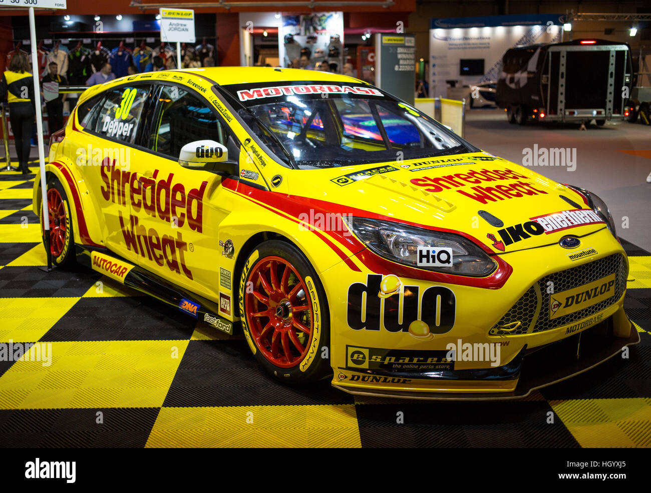 Birmingham, UK 14th Jan, 2017 The new livery off the Motorbase ...