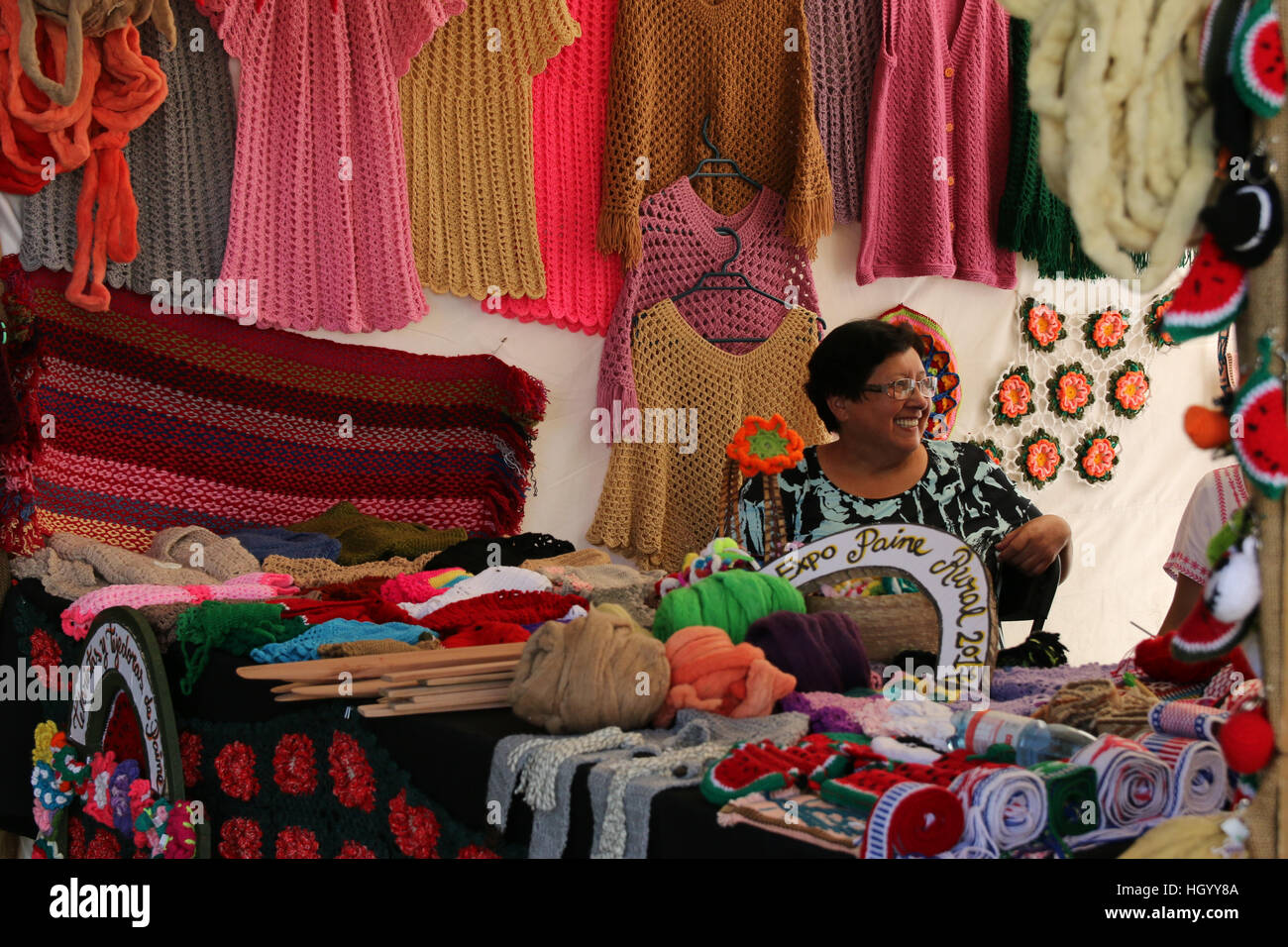 Paine,Chile 14-January-2017,The 8th expo Paine Watermelon festival ...
