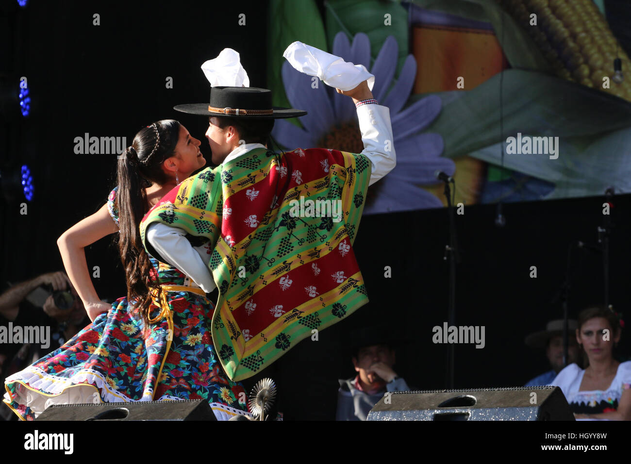 Paine,Chile 14-January-2017,The 8th expo Paine Watermelon festival ...