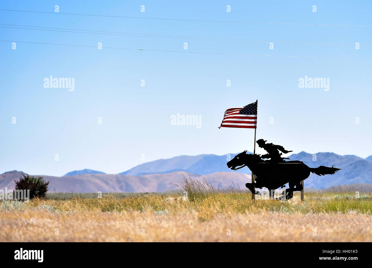 Pony express rider hi-res stock photography and images - Alamy