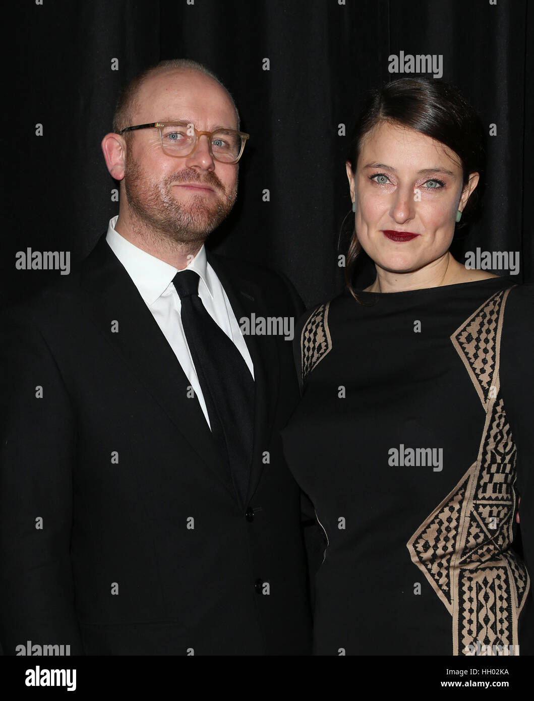Century City, CA. 14th Jan, 2017. James Laxton, Adele Romanski, At 42nd ...