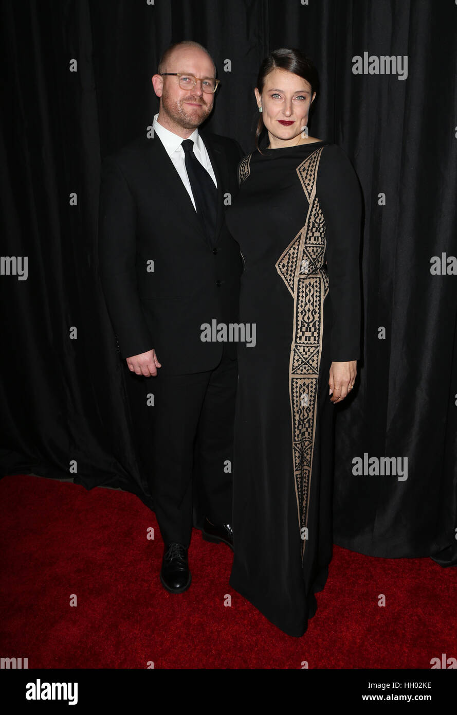 Century City, CA. 14th Jan, 2017. James Laxton, Adele Romanski, At 42nd ...