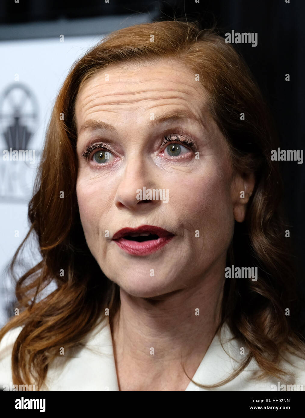 Century City, CA. 14th Jan, 2017. Isabelle Huppert, At 42nd Annual Los ...