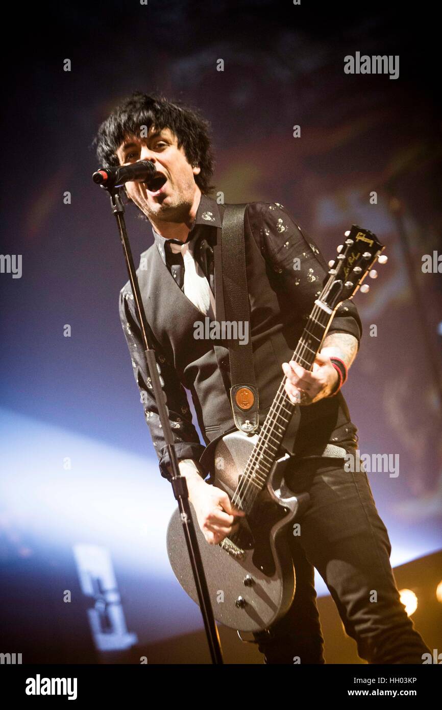Assago, Milan, Italy. 14th January 2017. Green Day perform live at ...