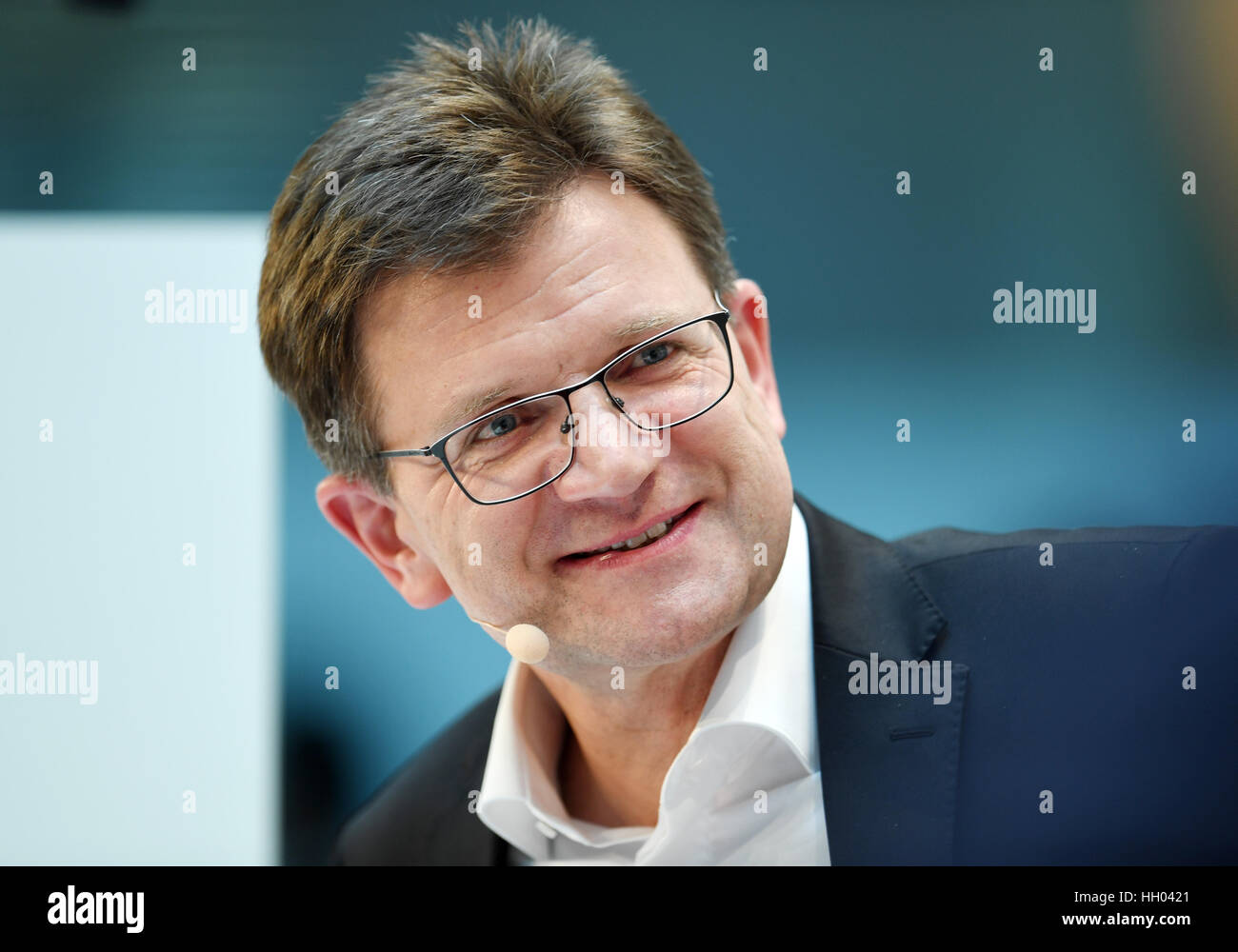 Munich, Germany. 15th Jan, 2017. Klaus Froehlich, boardmember of the ...