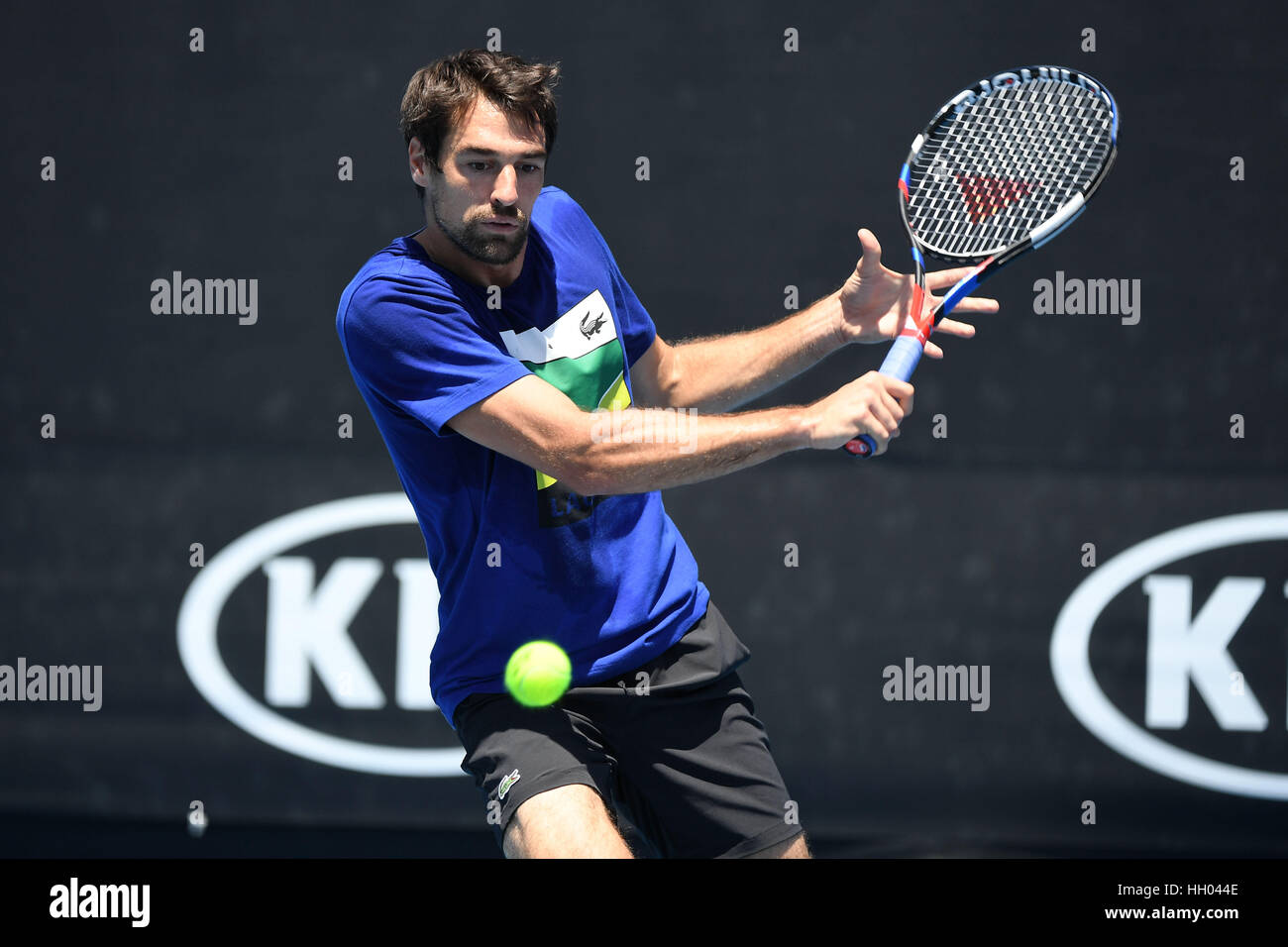 Melbourne, Australia. 15th January 2017. Australian Open Tennis, Press ...
