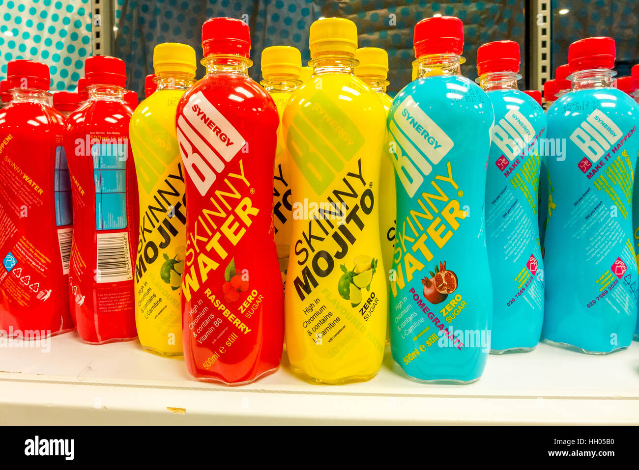 Soft drinks, including mojito-flavoured water, on sale at Primark ...