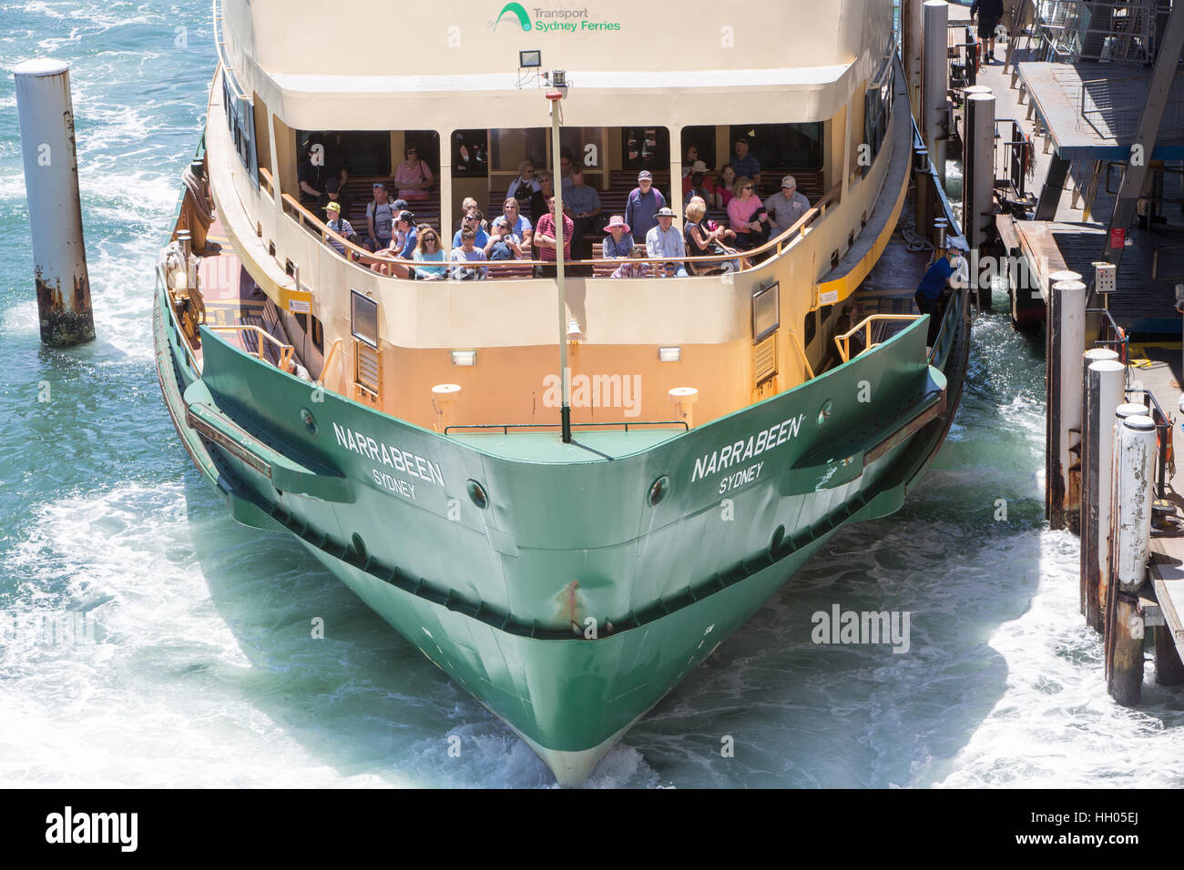 Sydney passenger ferry MV Narrabeen, a freshwater class ferry at ...