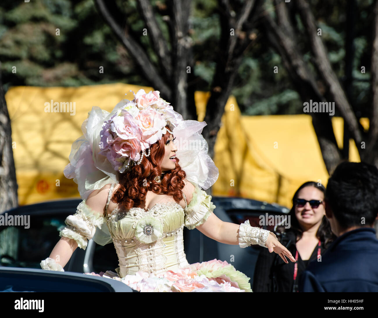Calgary, Alberta, Canada - April 17 2015: Model, cosplayer and actress ...