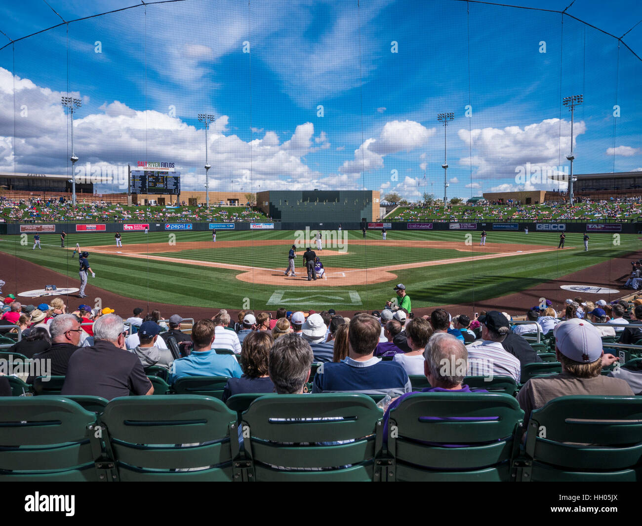 Scottsdale stadium baseball hi-res stock photography and images - Alamy