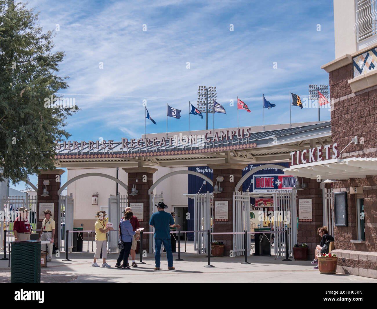 Outside Surprise Stadium, Surprise Recreation Campus, Surprise, Arizona ...