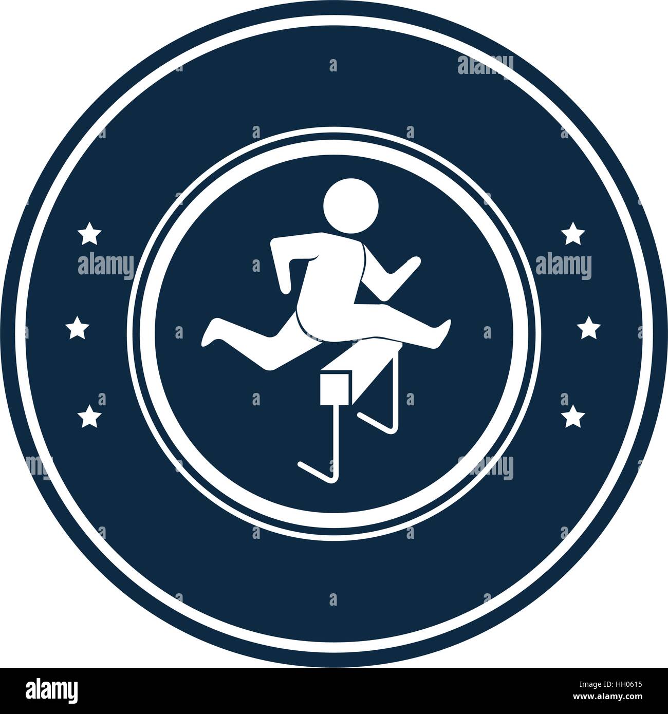 Athletic competitor Stock Vector Images - Alamy