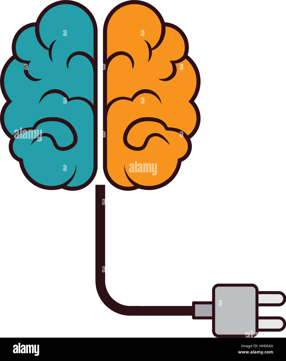 brain storming isolated icon vector illustration design Stock Vector ...