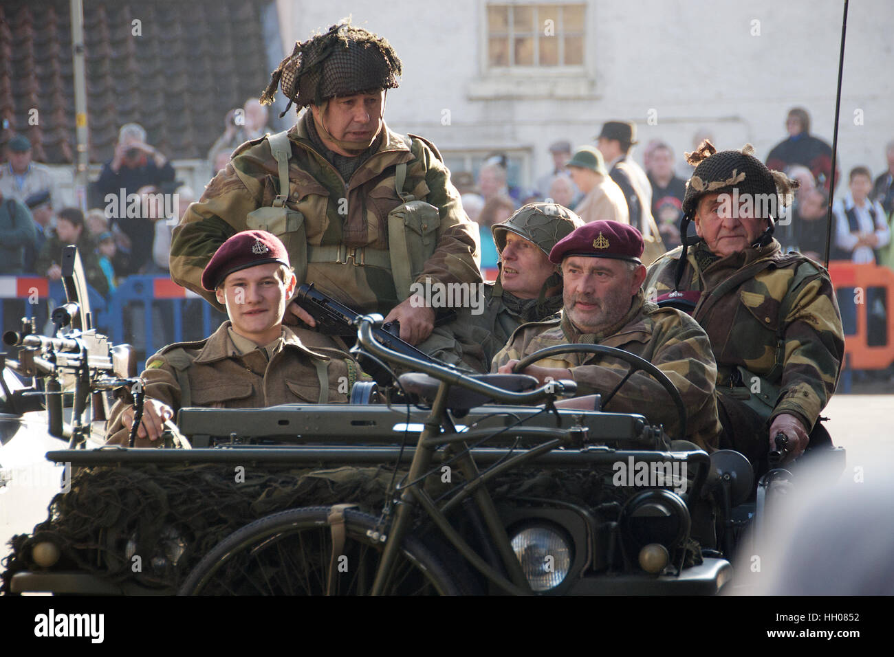 Wartime Weekend at Pickering, North Yorkshire, England, U.K Stock Photo ...