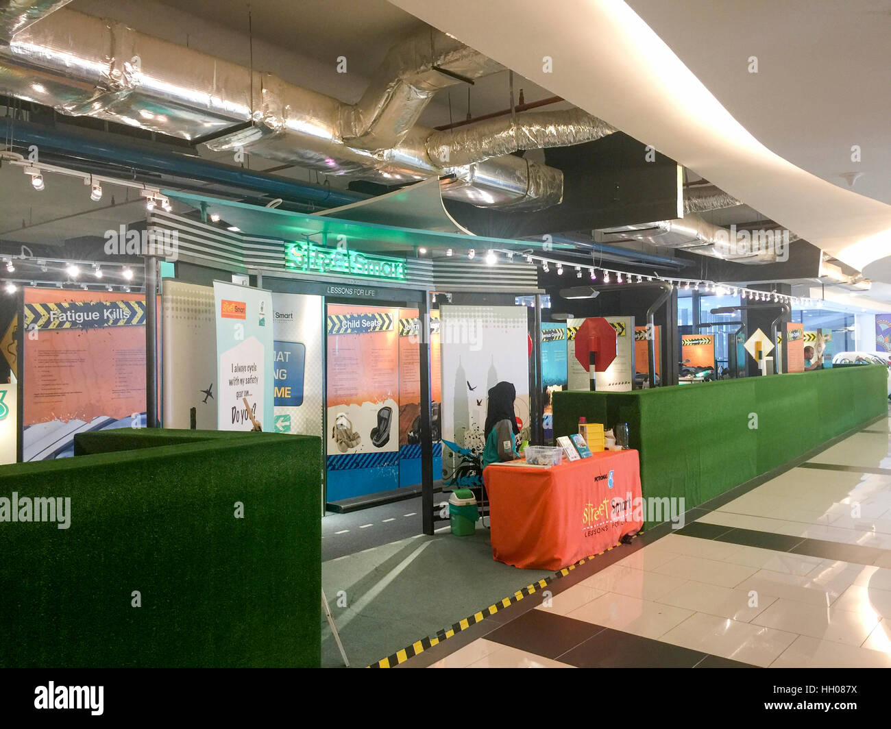 Petronas Malaysia Street Smart campaign for safety Stock Photo - Alamy