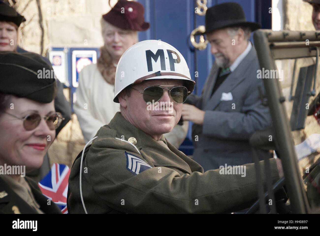 Wartime Weekend at Pickering, North Yorkshire, England, U.K Stock Photo ...