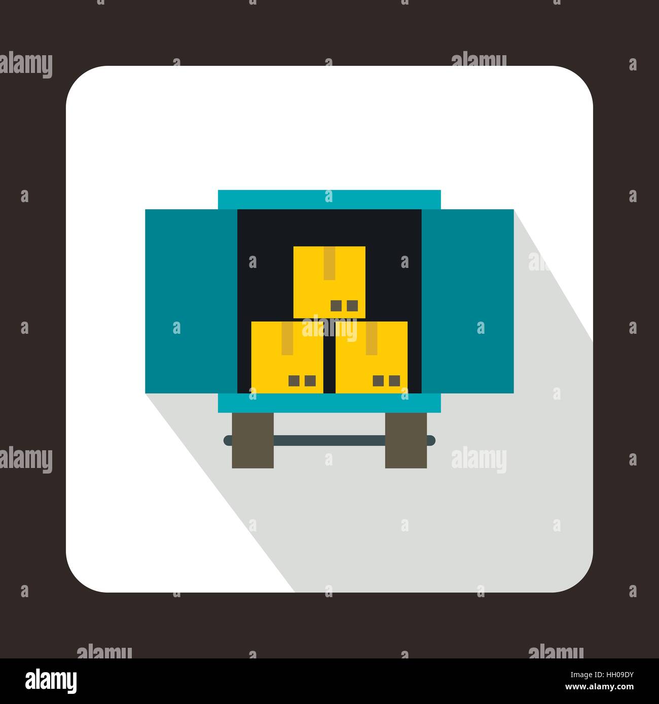 Delivering a load Stock Vector Images - Alamy