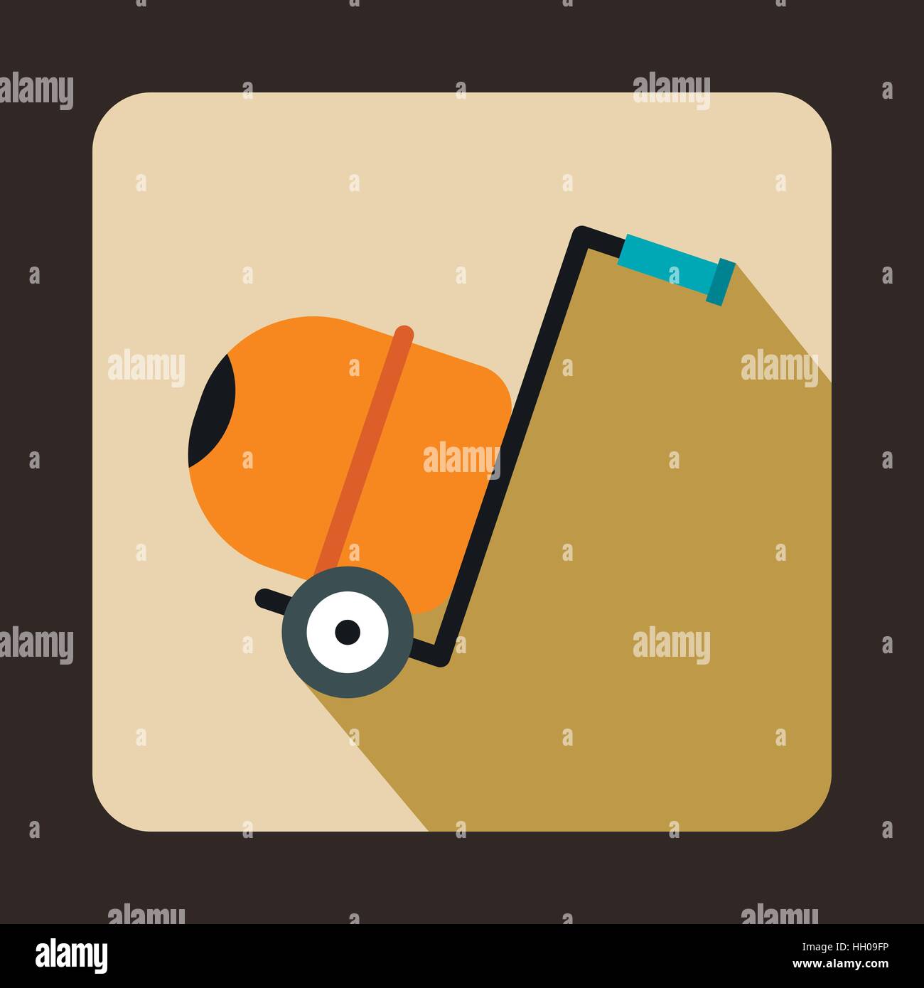 Concrete handle mixer icon hi-res stock photography and images - Alamy