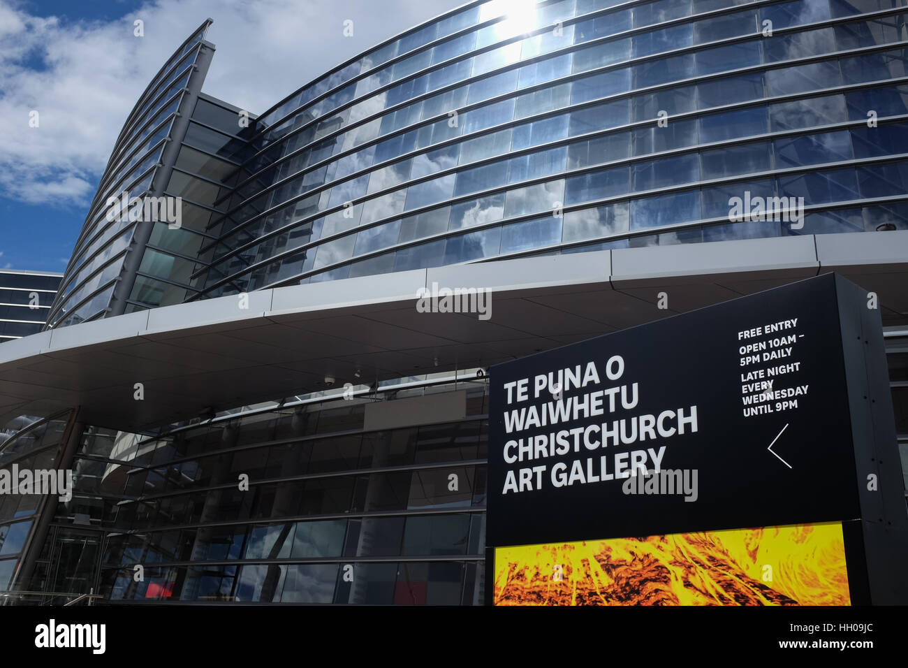 Christchurch Art Gallery Te Puna o Waiwhetu, commonly known as Christchurch Art Gallery Stock ...